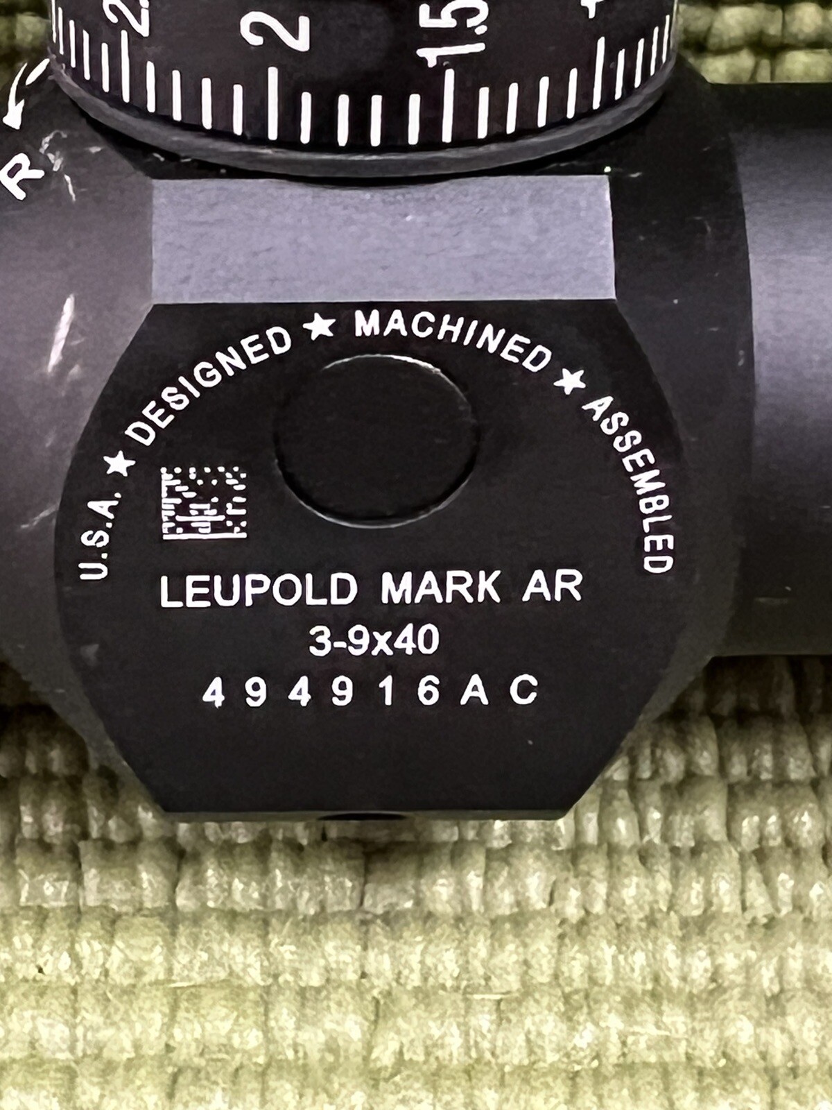 Leupold MARK AR MOD-1 TMR 3-9x40mm Matte Scope HTF Rare | eBay