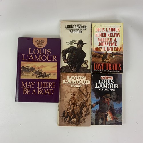 Lot of 5 Louis L'amour Books: Mustang Man, May There Be A Road,Radigan ...