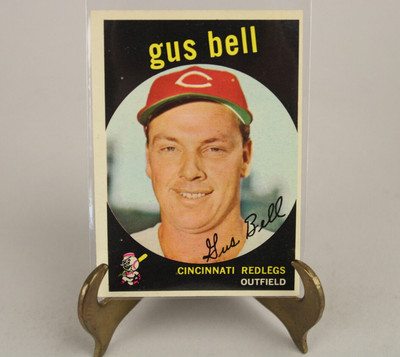 1959 Topps #365 Gus Bell Cincinnati Redlegs Outfield Baseball Card NM+ ...
