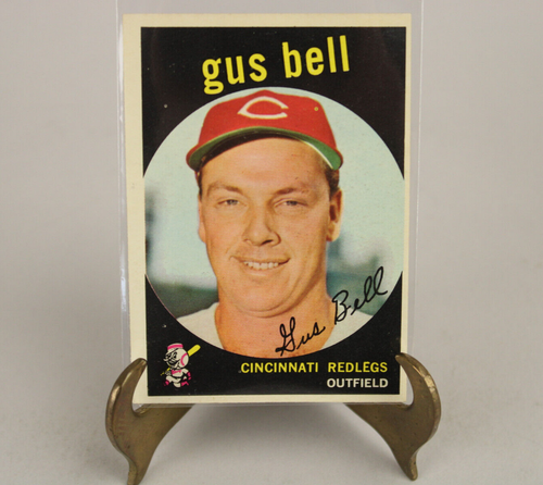 1959 Topps #365 Gus Bell Cincinnati Redlegs Outfield Baseball Card NM+ ...