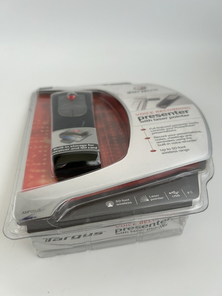 Targus Voice Recording Presenter with Laser Pointer NEW sealed #c3 | eBay