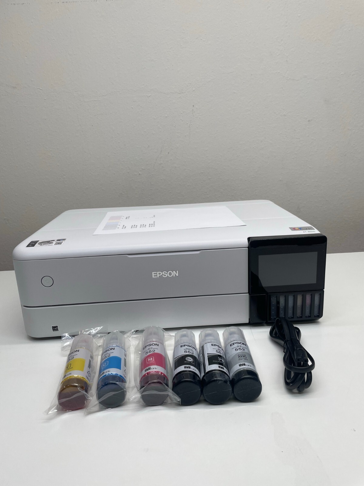 Epson EcoTank Photo ET-8550 AIO Wireles Supertank Printer (Page Count ...