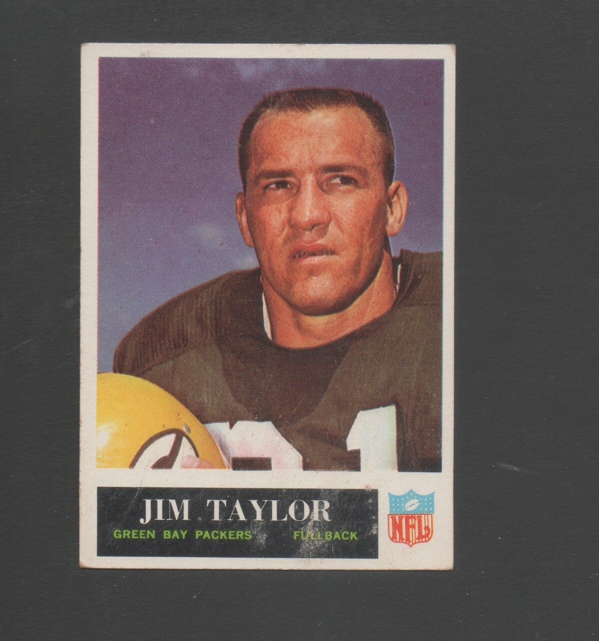 1965 Philadelphia Football Card #82 Jim Taylor-Green Bay Packers Ex ...