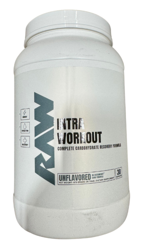 Raw Intra Workout Complete Carbohydrate Recovery Formula Unflavored 30 ...