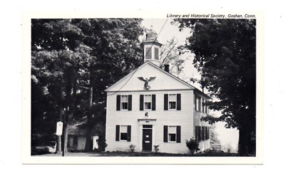GOSHEN, CT ~ LIBRARY & HISTORICAL SOCIETY, MERRIMACK PUB ~ 1950s | eBay