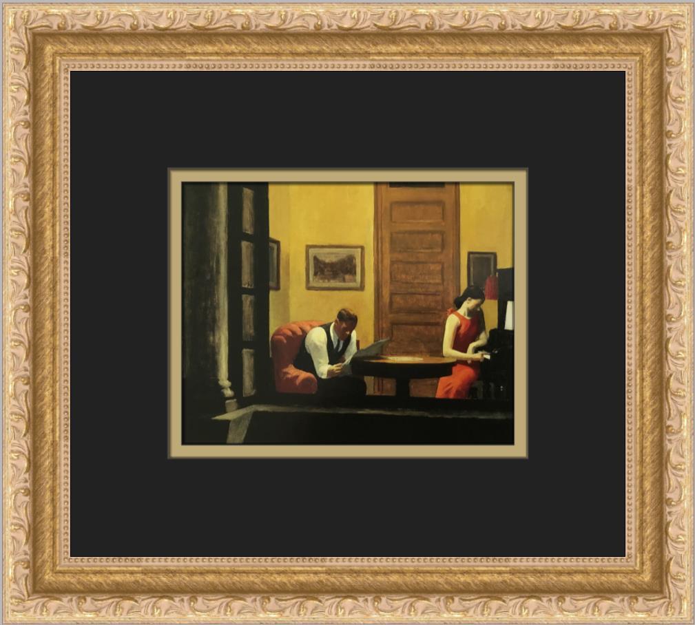 Edward Hopper Room In New York Custom Framed Print | eBay