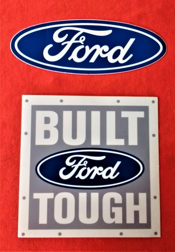 Ford Decals : Built Ford Tough Decal - Ford Script Oval Decal | eBay