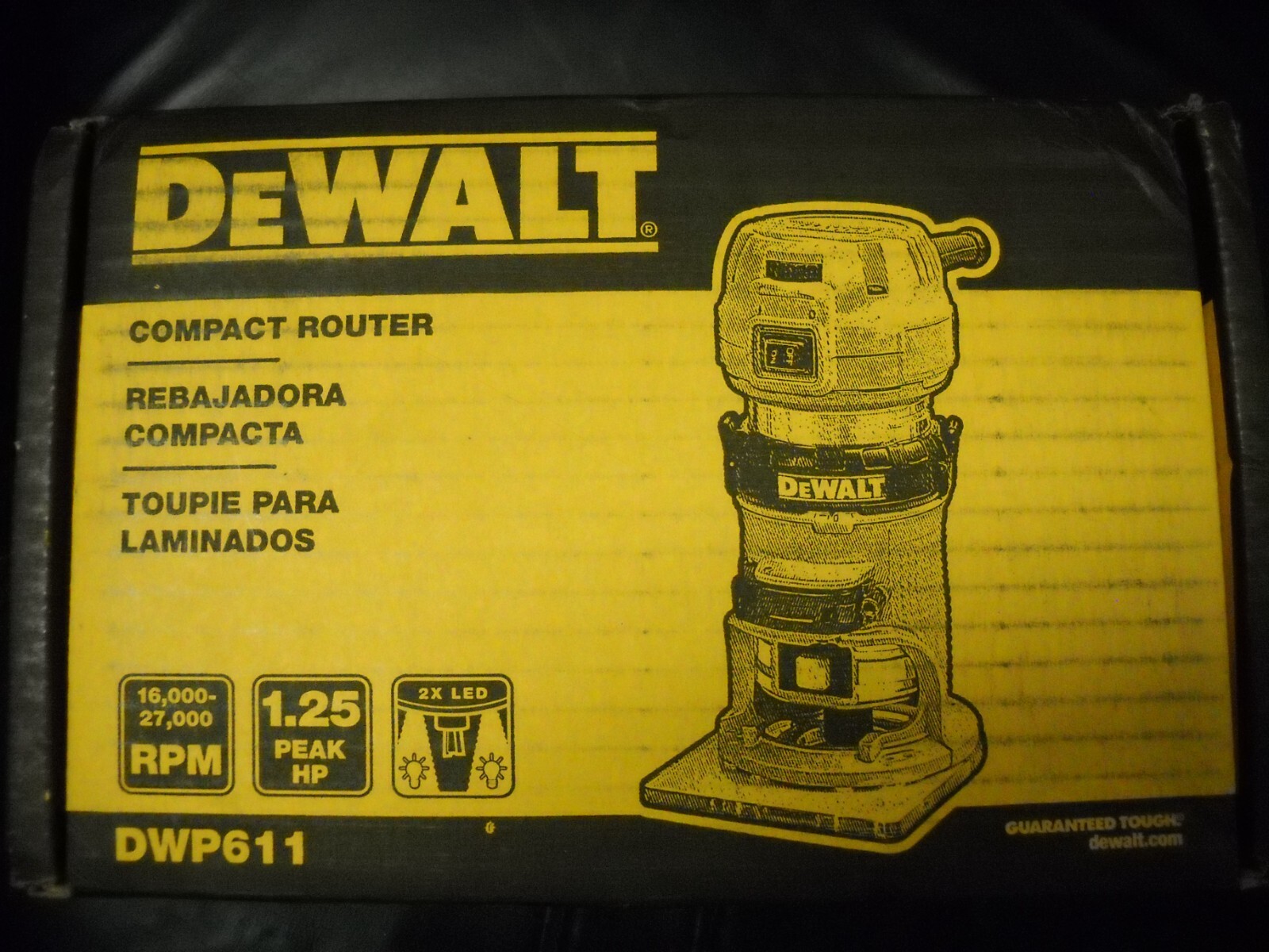 DEWALT DWP611 1.25 HP Max Torque Compact Router for sale online | eBay