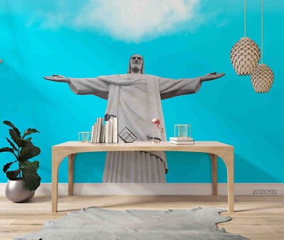 3D Jesus Christ Statue Wallpaper Wall Murals Removable Wallpaper 2 | eBay