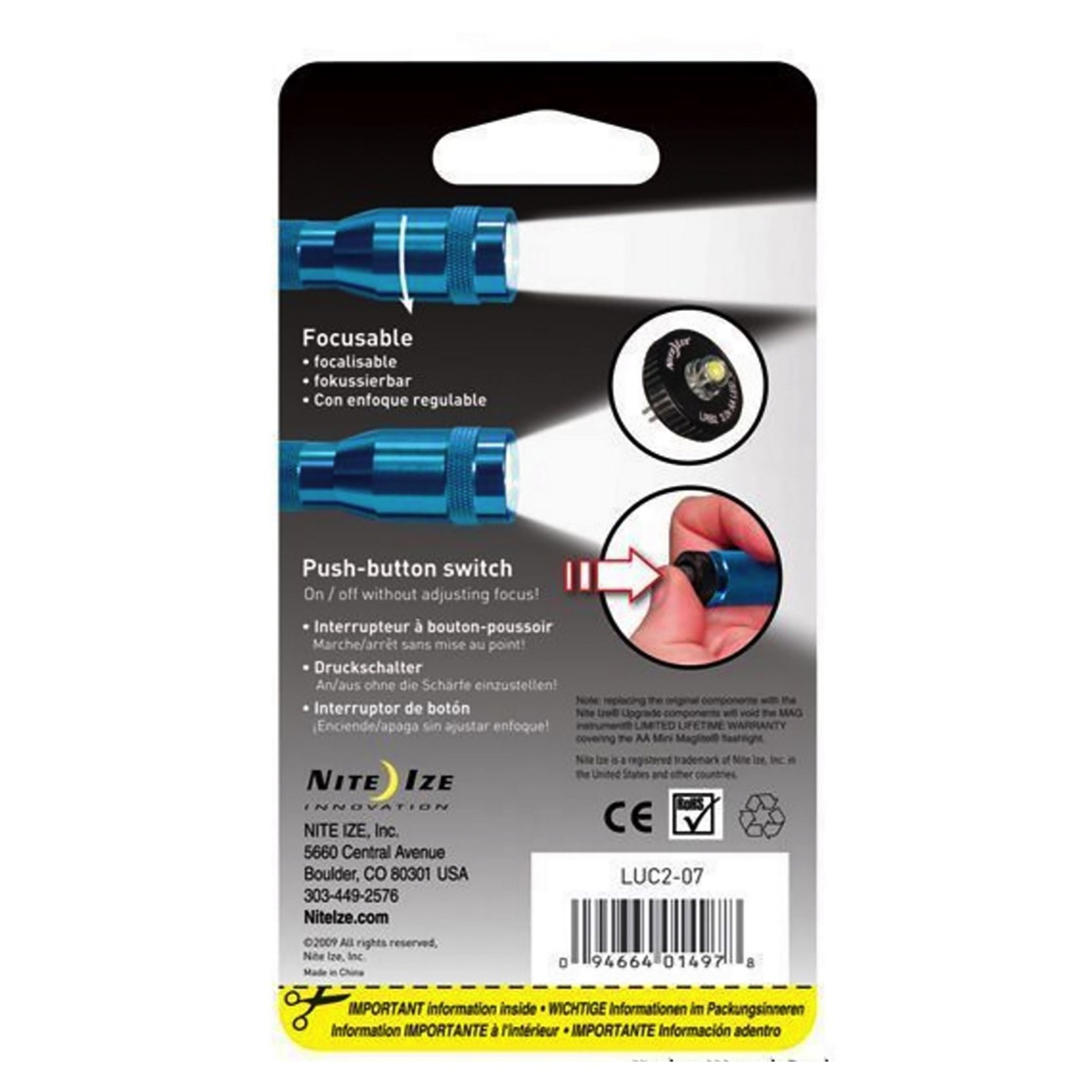 Nite Ize LED Upgrade Combo II Fits AA Mini Maglite 94664014978 | eBay