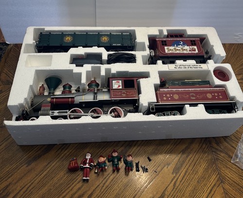 Vtg Bachmann G Scale Big Hauler White Christmas Express Train Set No ...