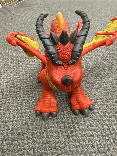 Fisher Price Imaginext 2007 Castle Dragon Orange Action Figure Toy ...
