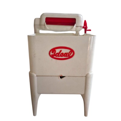 Vintage Ideal Toy Washing Machine Mechanical Washer Wind Up Hand Crank ...