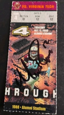 MATT RYAN MATTY ICE BC ATL FALCONS SIGNED AUTOGRAPHED BOSTON COLLEGE ...