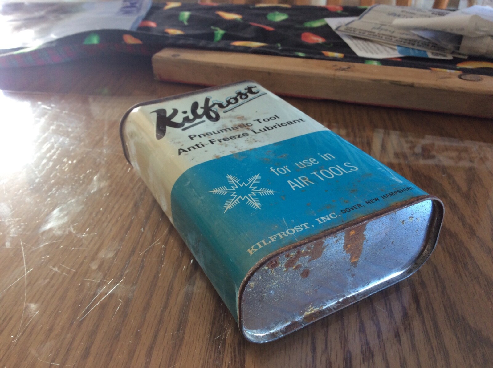 Vintage Kilfrost Anti-Freeze un-opened Advertising Sign Can NEW OLD ...