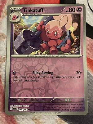 Pokémon TCG Tinkatuff Paradox Rift 084/182 Reverse Holo Common | eBay