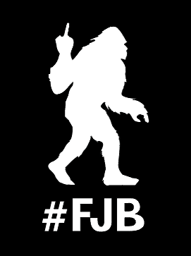 #FJB Sasquatch Middle Finger Joe Biden Sticker Vinyl Decal | eBay