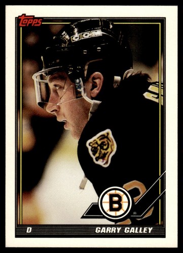 1991-92 Topps #86 Garry Galley Boston Bruins | eBay