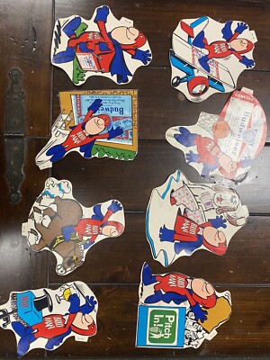 Vintage Lot Budweiser Bud Man 8 Stickers Decals Unused Beer | eBay