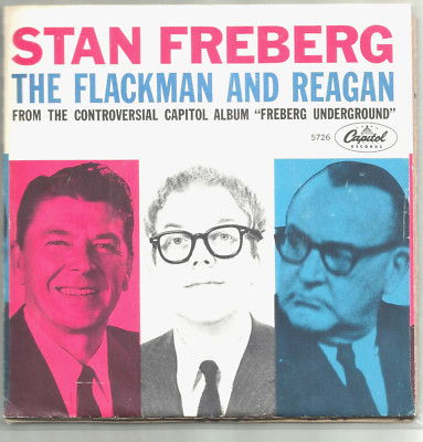 Rare PIC Sleeve STAN FREBERG The Flackman and Reagan CAPITOL | eBay