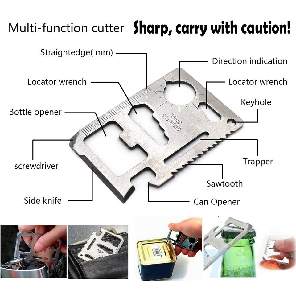 Survival Kit Emergency Tools Military Camping Tactical Outdoor Disaster ...