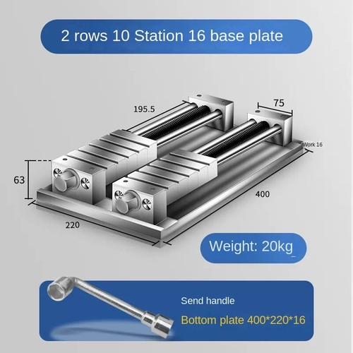 Cnc Multi-station Copper Male Fixture Flat Jaw Machining Center High ...