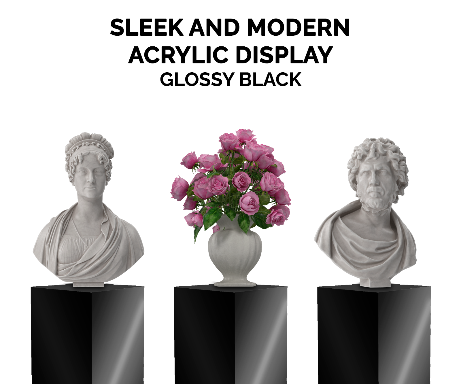 12"W x 12"D x 32"H Riser Pedestal Display Stand Cover 5 Sided | eBay