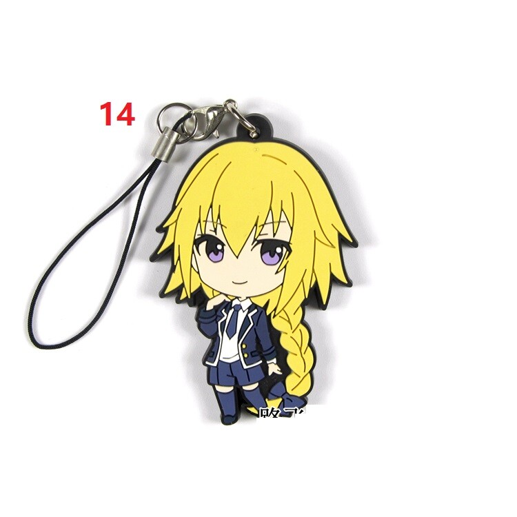 Fate Apocrypha Rubber Strap Keychain Keyring Bag Charm Pendant Karna ...