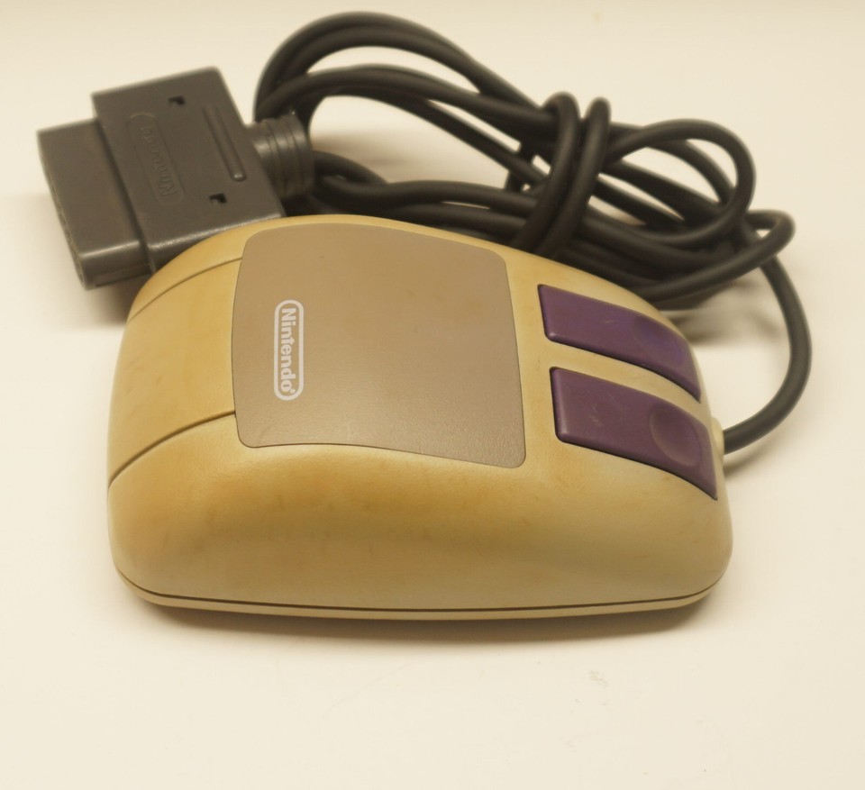 Mouse Controller & Mousepad Pad Set for Super Nintendo SNES Official ...