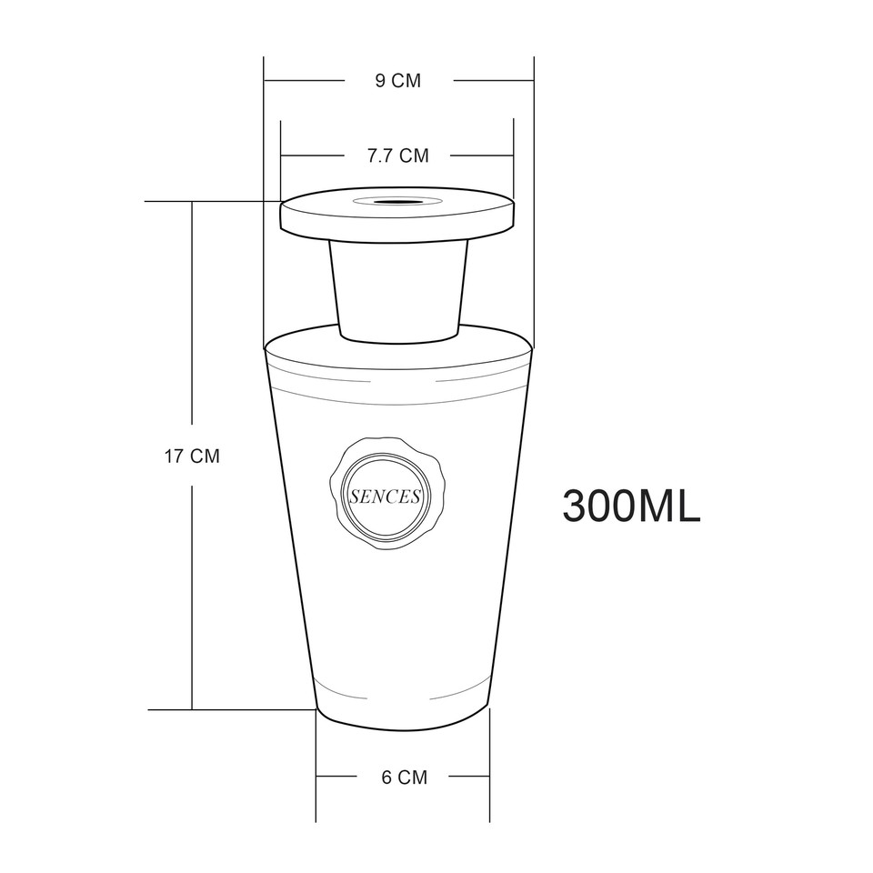 Baltus Reed Diffuser 300ml Scented Wick Fragrance L'Amour Sauvage Aroma ...