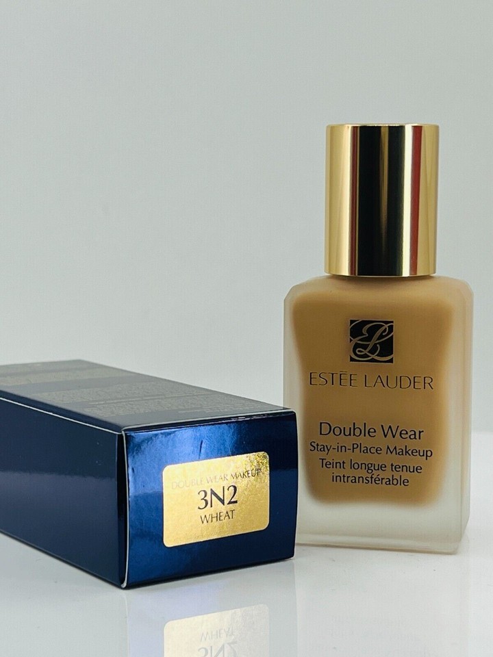 New Estee lauder Double Wear stay in place makeup #3N2 Wheat 1oz(NIB ...