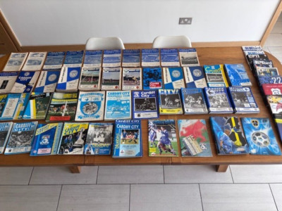 CARDIFF CITY HOME PROGRAMMES 1951 - 2022 | eBay UK