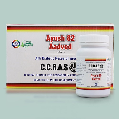 CCRAS Ayush 82 Aadved (180 Tablets) Control Blood Sugar Level Naturally ...