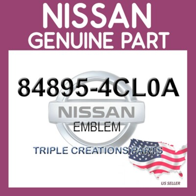 Genuine Nissan 84895-4CL0A Emblem 848954CL0A OEM | eBay