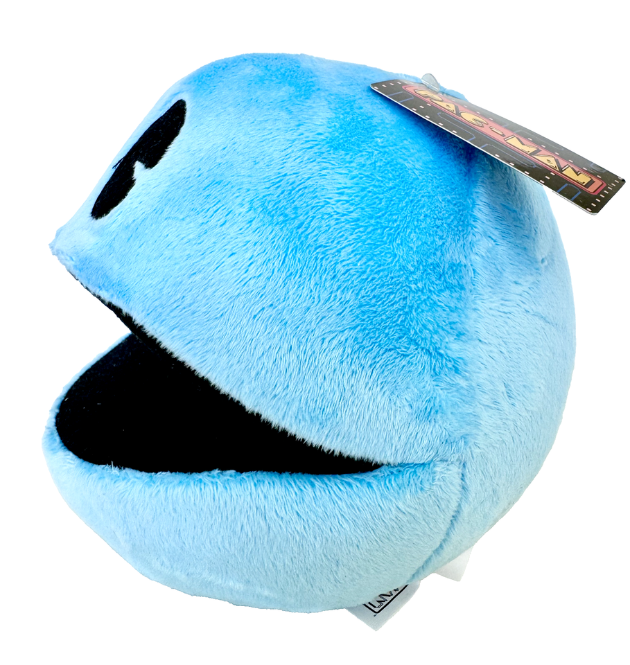 Blue Round Pac Man Plush Toy 5 inch Bandai Namco NWT Soft | eBay