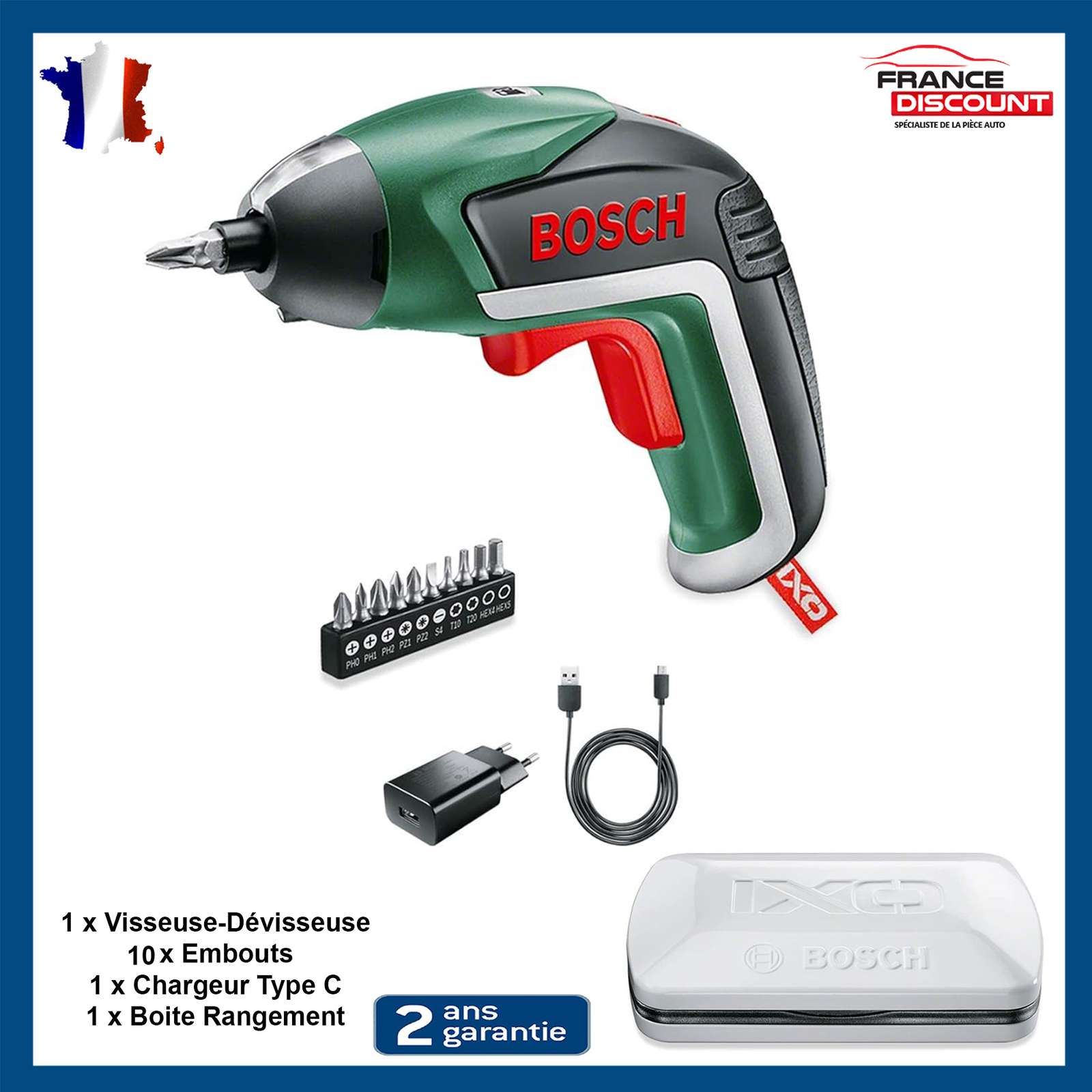 Bosch IXO V Classic 1.5Ah Cordless Screwdriver - Battery - Portable ...