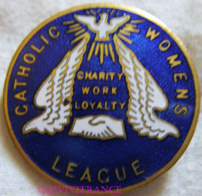 BG10980 - INSIGNE BADGE CATHOLIC WOMENS LEAGUE | eBay