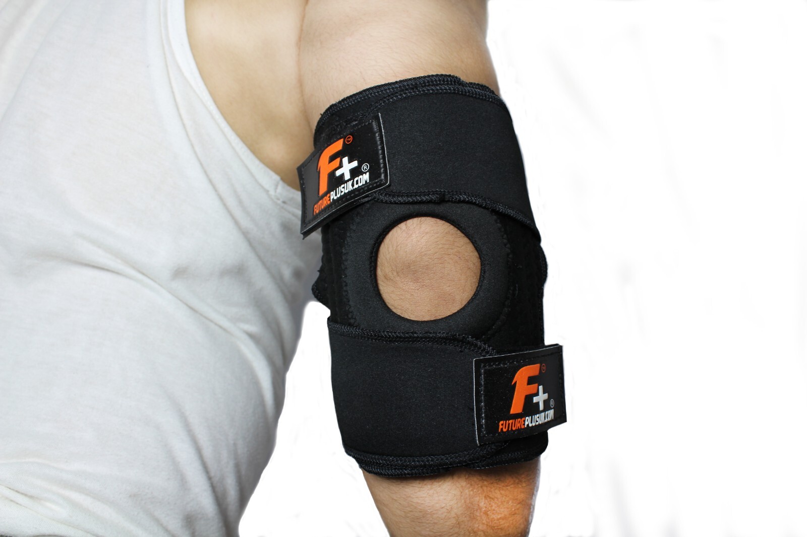 Neoprene Adjustable Elbow Support Brace Spring Tennis Arthritis Relief ...