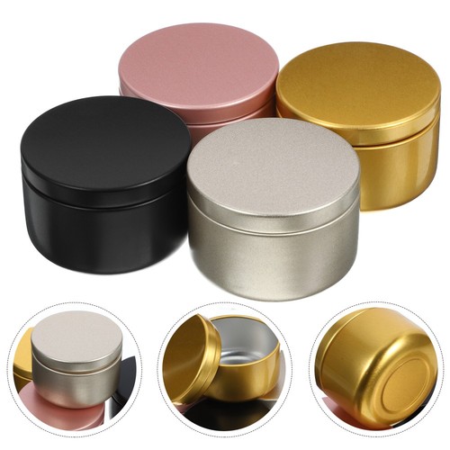 24 Pcs Storage Container Essential Oil Candle Jar Travel Tin Making ...