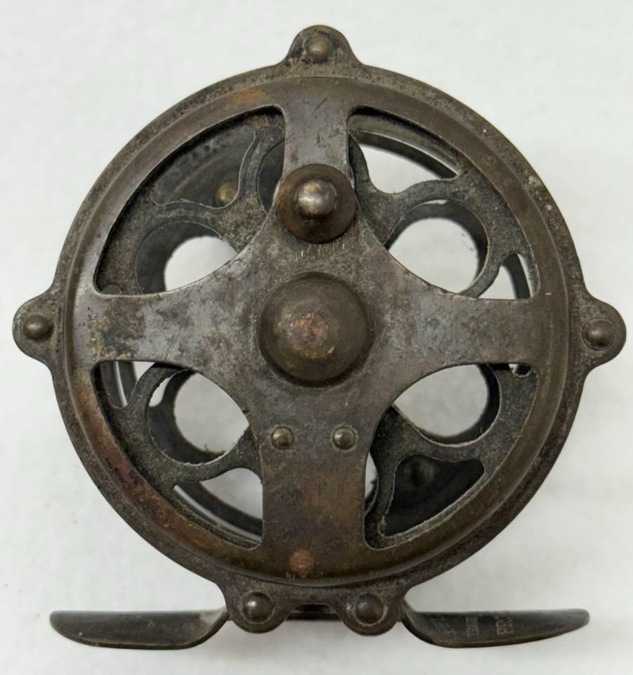 ANTIQUE PFLUEGER PROGRESS BULLDOG #80 FLY REEL | eBay
