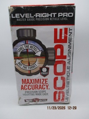 Real Avid Level Right Pro Scope Reticle Alignment Tool 813119013041| eBay