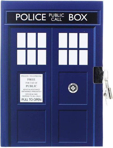 Tardis Doctor Who Journal with Lock | eBay