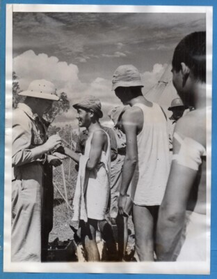 1943 Japanese POW Getting Medical Aide 7x9 Original Press Photo | eBay