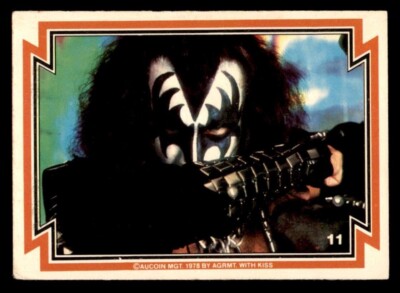 1978 Donruss Kiss #11 Gene Simmons VG *d2 | eBay
