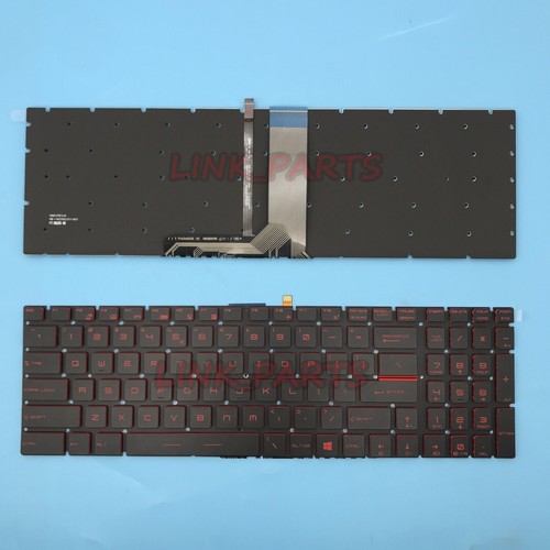 New English Keyboard For MSI GP63 GP73 GF62 GF62VR GF72VR RED Backlit ...