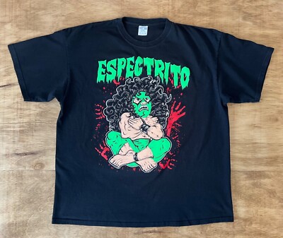 Espectrito Vintage T Shirt WWF Luchador Wrestling Tee Double Sided XXL ...