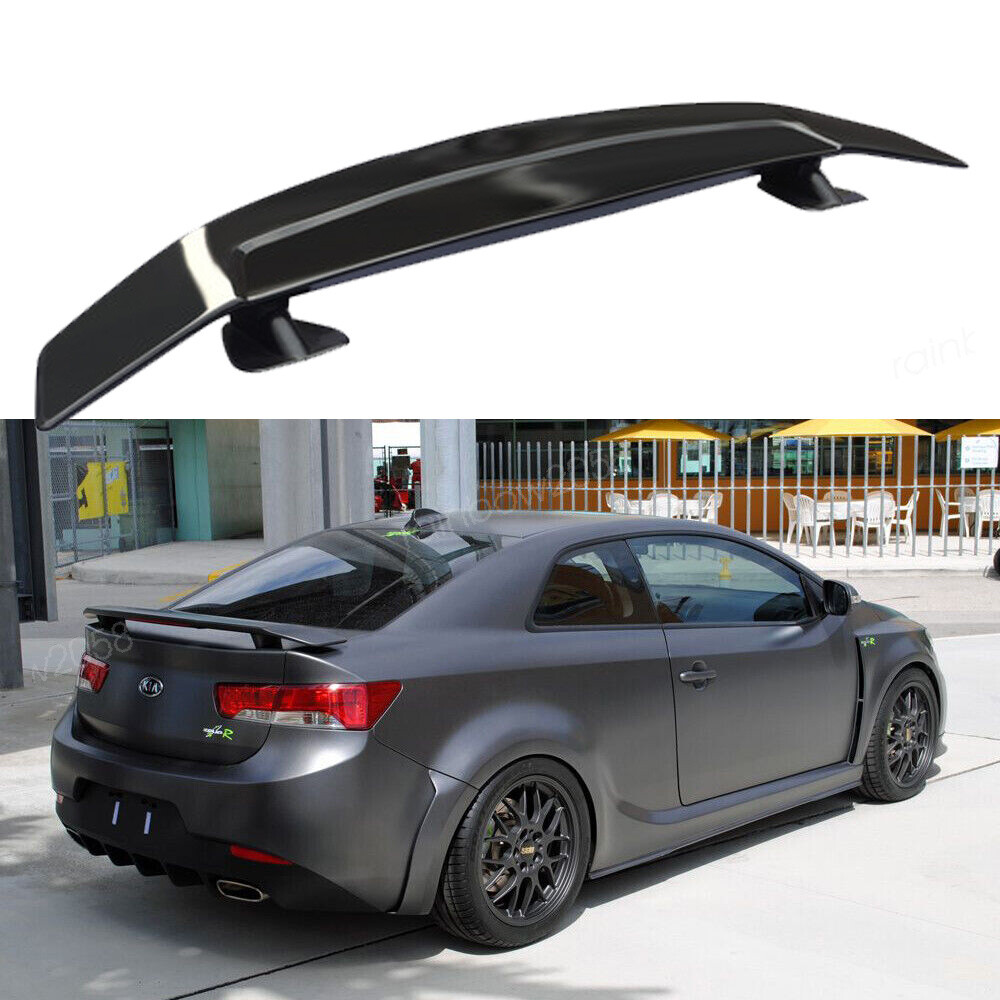 2010-2017 Kia Forte Koup Matte Black Rear Trunk Lip Spoiler Roof Tail ...