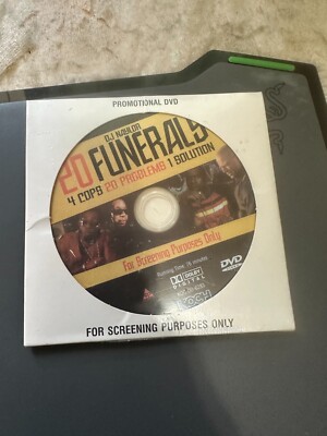 New Sealed DJ Naylor 20 Funerals DVD Promotional DVD 2004 Koch ...