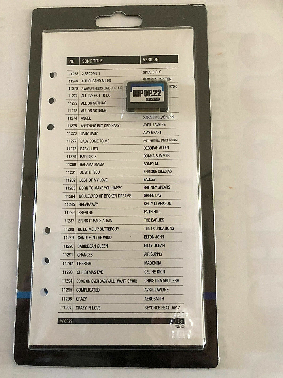 Magic Sing Enter Tech SONG CHIP MPOP VOL 22 200 Songs | eBay