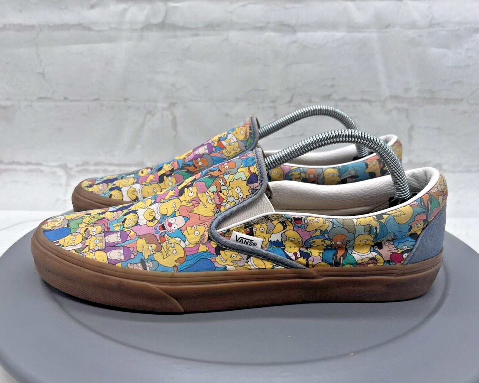 Rare Vans Shoes Customs The Simpsons Springfield Mens… - Gem